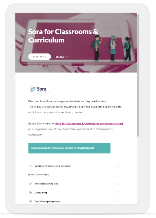 Sora Training & Classroom Resources