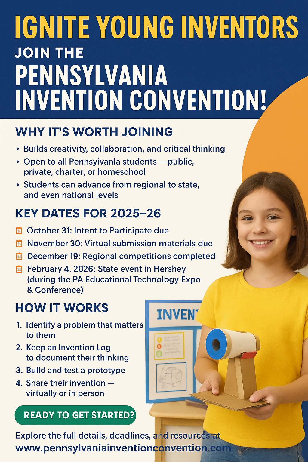 Ignite Young Inventors: Join the Pennsylvania Invention Convention!